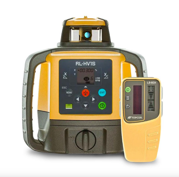 Topcon RL-HV1S Single Grade Rotating Laser with Dry Battery & LS-80X R