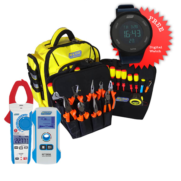 Major Tech MT25-COMBO-6 | TBP7-9 23 Piece 1000VTool Backpack + MT720 4