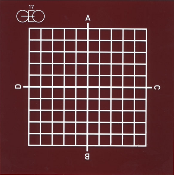 Geo-Laser LL-ZT Plumb Laser Target with Coordinates Grid