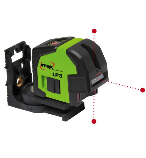 Imex LP3 plumb laser level Set Out 3 Dot Laser - Self Leveling